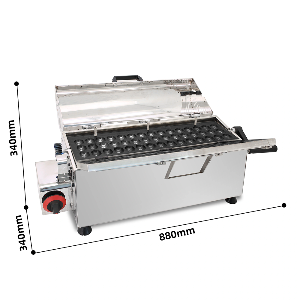 LPG Gas egg bread waffle maker other snack machine baking equipment ba ...