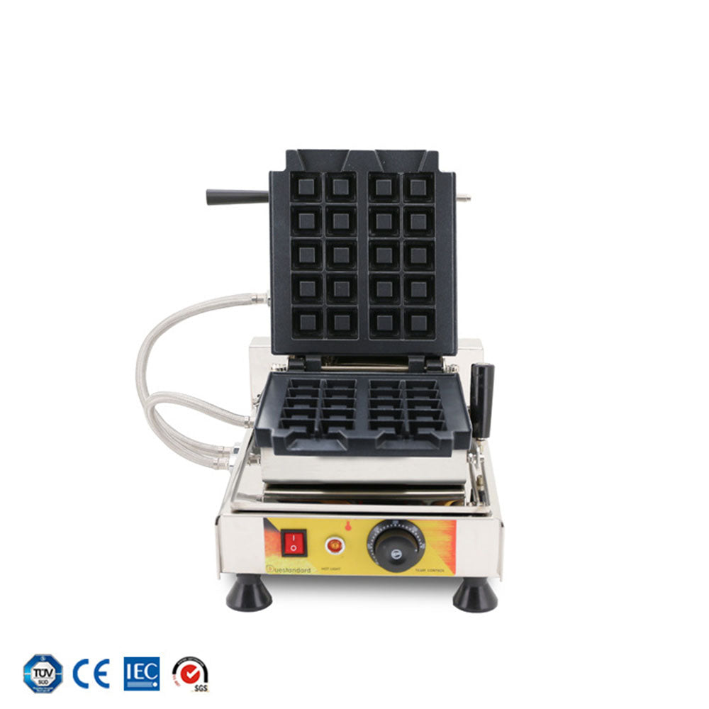 Hot Snack Crispy Waffle Buns Vertical Waffle Maker to Make Waffle Cube ...