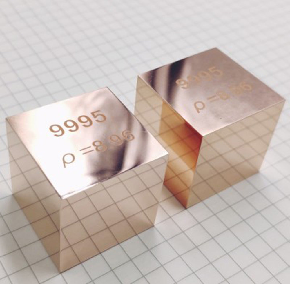 Pure 99.95% Cu Copper Cube Block Bulk Periodic Table – GOOGmachine